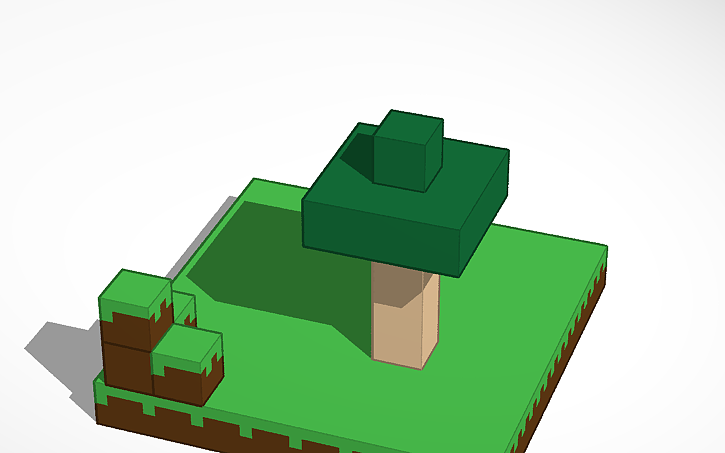 3D design Minecraft - Tinkercad