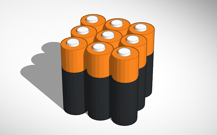 3D design Battery | Tinkercad