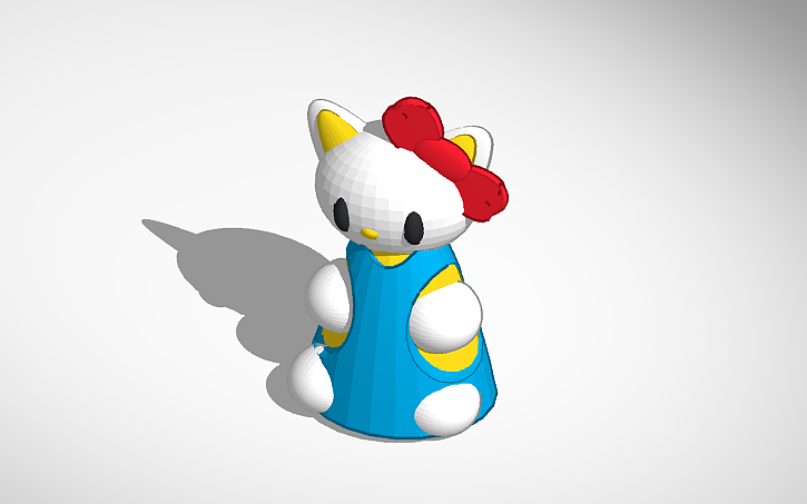 3D design lac hello kitty - Tinkercad