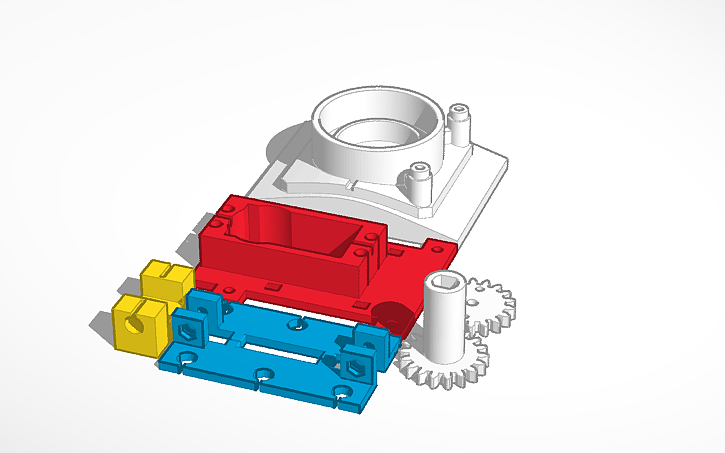 3D design Omnibot Shoulder Servo Mount - Tinkercad