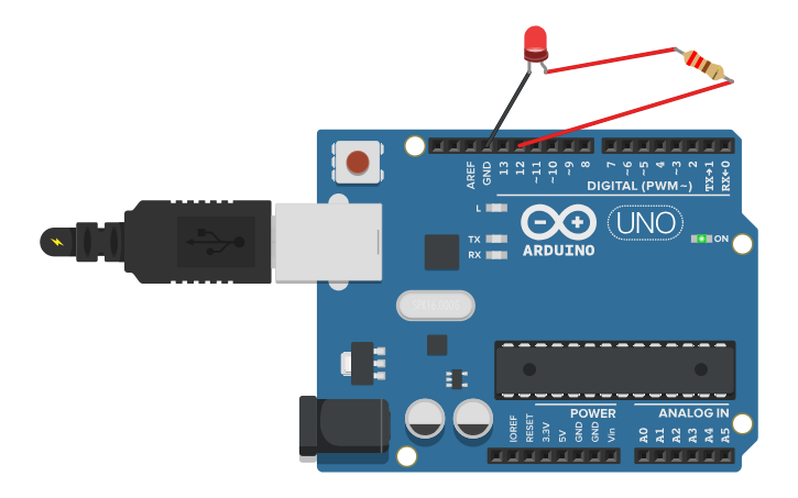 Circuit design Code Basics: Serial Monitor Controlling LED - Tinkercad Circuit design Code Basics: Serial Monitor Controlling LED - Tinkercad
