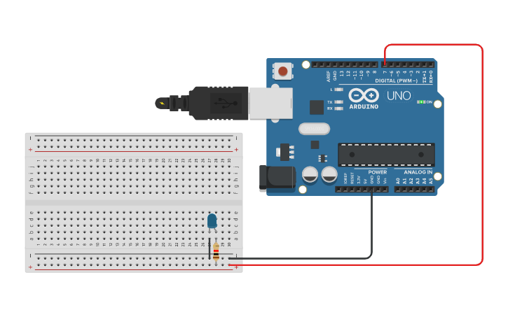 Circuit design Practica 3 - Tinkercad