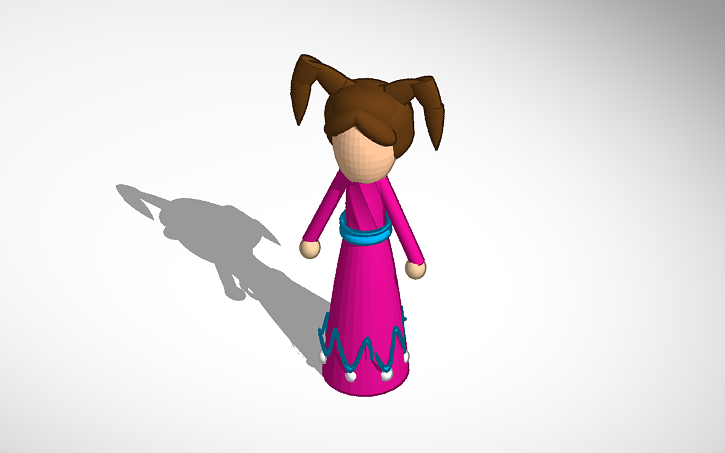 3D design Ginger Girl (Child/Crumb) | Tinkercad