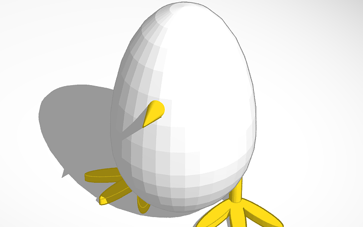 3D design Chicken or Egg? | Tinkercad