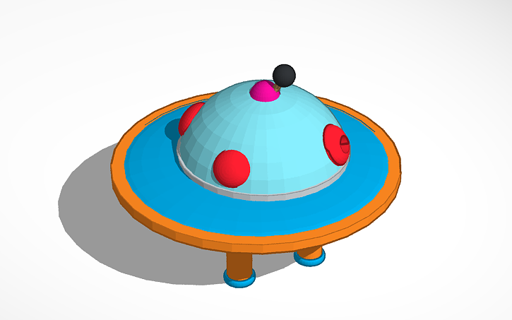 3D design Copy of ufo - Tinkercad