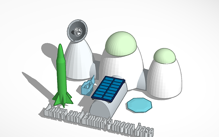 3D design Moon base competition | Tinkercad
