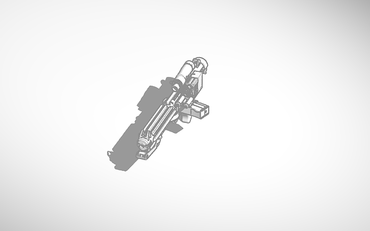 3D design Star Wars Imperial Stormtrooper E-11 Blaster Rifle - Tinkercad