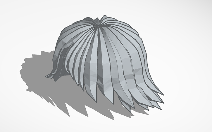 3D design Roblox Shaggy 2.0 Hair - Tinkercad
