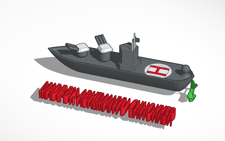 3D design Warship | Tinkercad