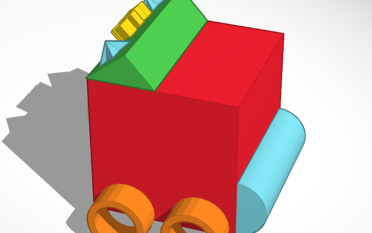 3D design Vehículo de Mario y Claudia - Tinkercad