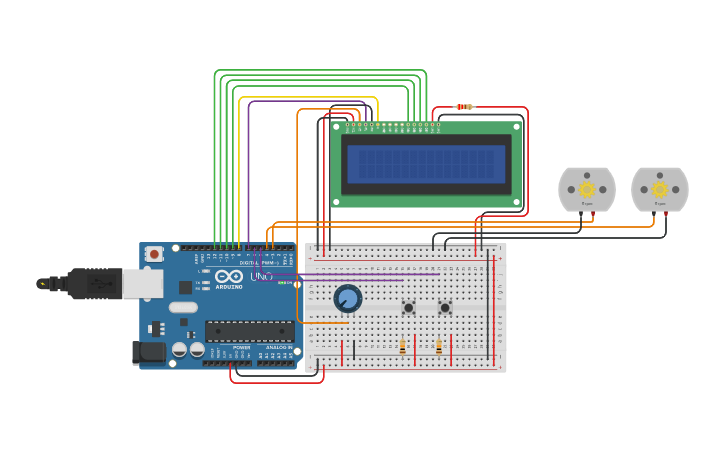 Circuit design Control de acceso - Tinkercad