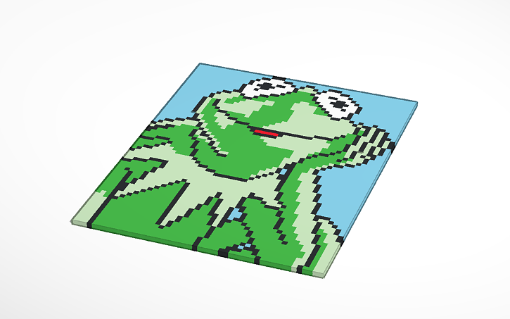 3D design Kermit | Tinkercad
