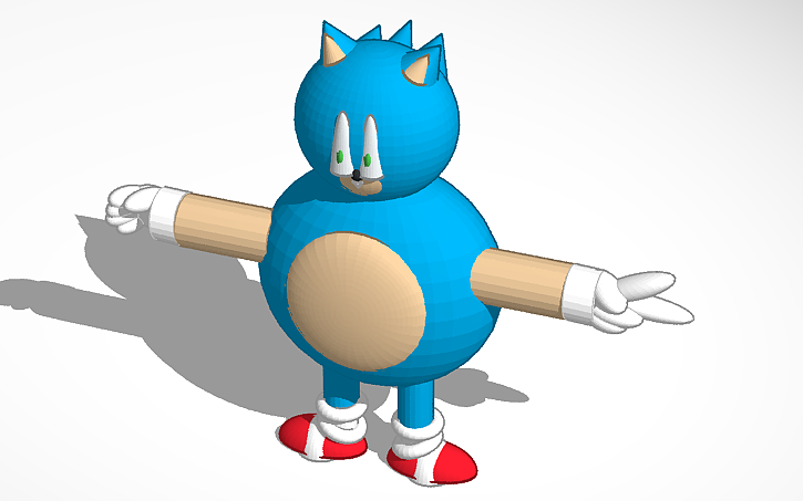 3D design Fat Sonic | Tinkercad
