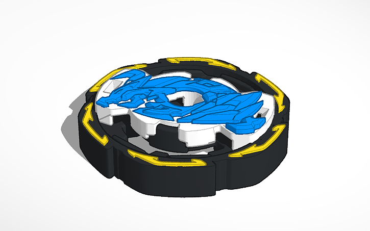 3D design Rock Dragon Beyblade - Tinkercad