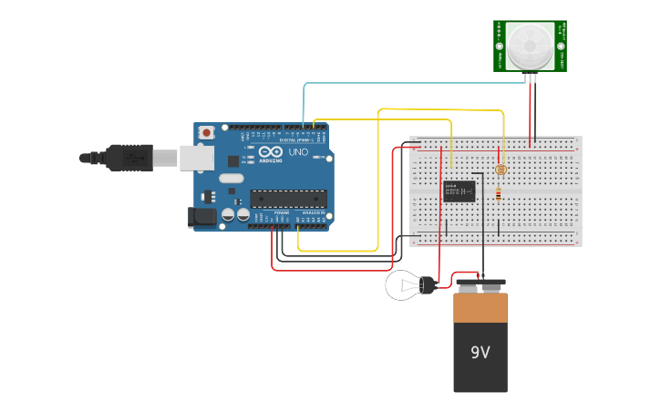 Circuit design Prática 1 - PWM no Arduino | Tinkercad