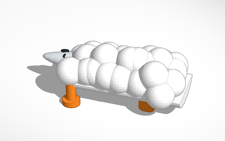3D design sheep - Tinkercad