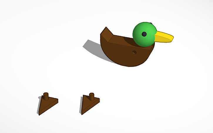 3D design duck - Tinkercad