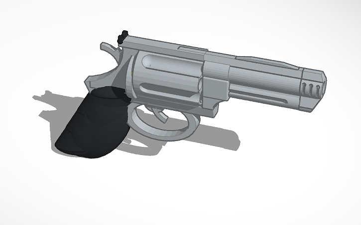 3D design S&W 500 Magnum - Tinkercad