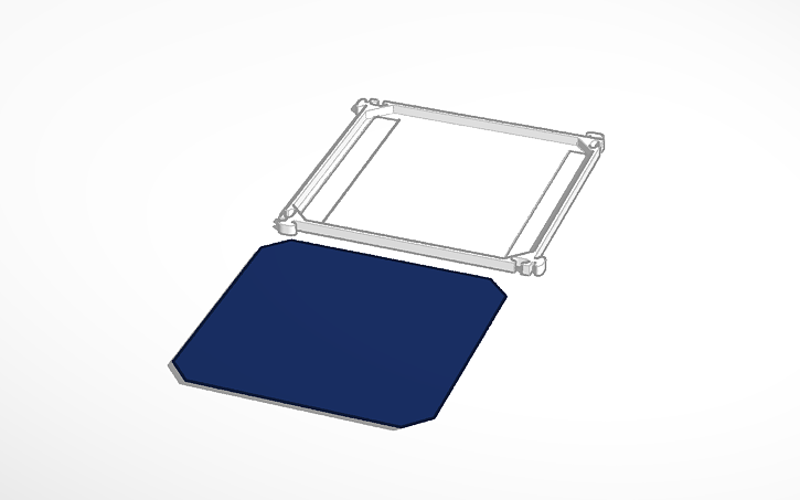 3D design Placa solar - Tinkercad