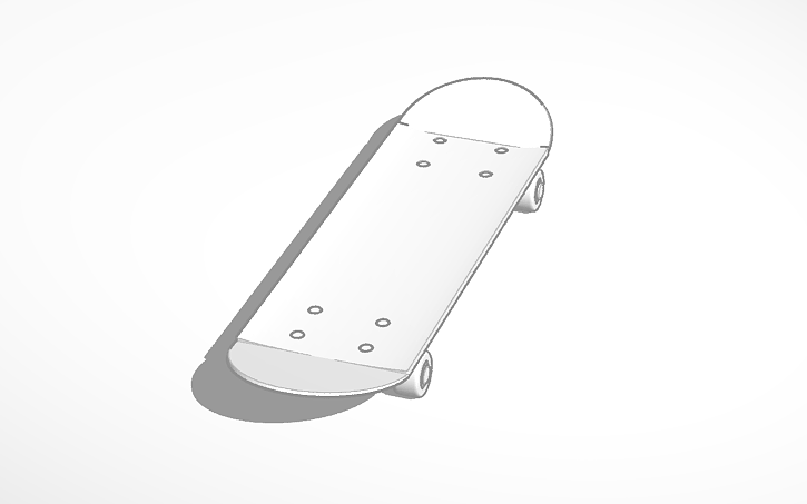 3D design Skate-board - Tinkercad