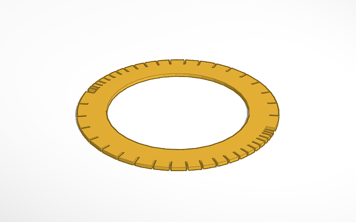 3D design Counting Wheel - Tinkercad