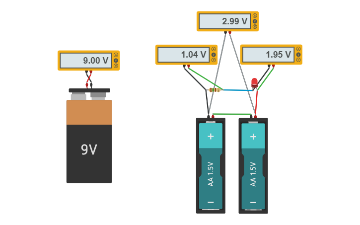 Circuit Design Measuring Voltage With Multimeter Tinkercad