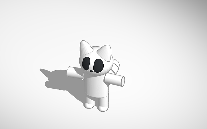 3D design The Slugcat (Survivor) ragdoll - Tinkercad