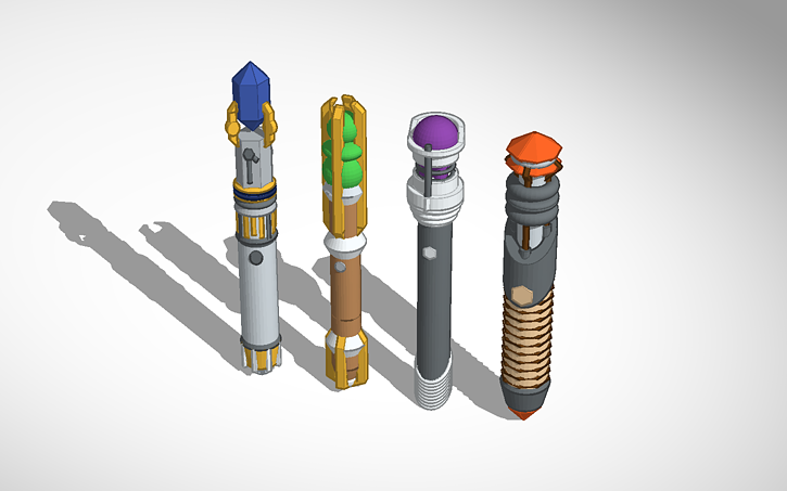 3D design Sonic Screwdriver (custom) | Tinkercad