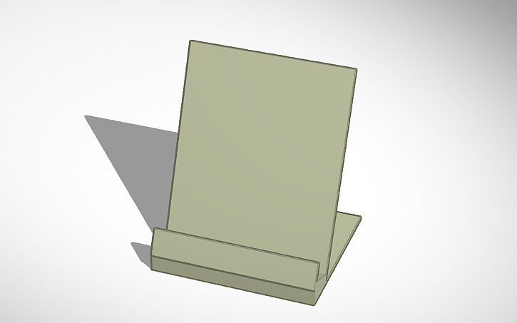 3D design LUKE JUNKIN-PHONE STAND | Tinkercad