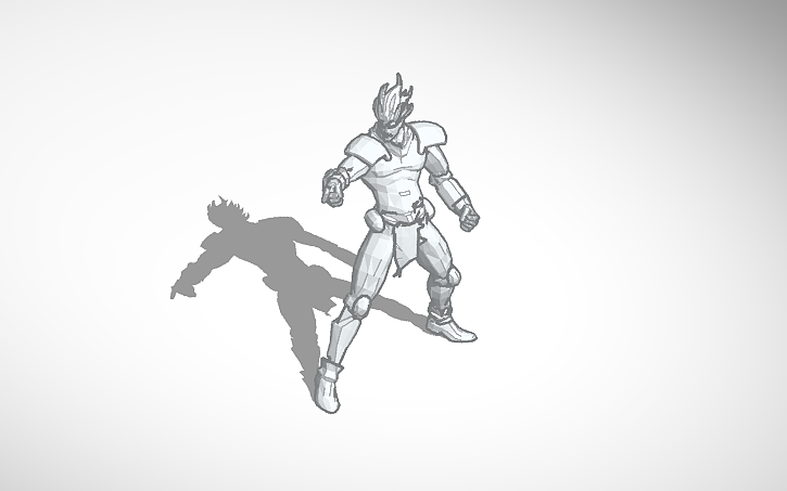 3D design star platinum - Tinkercad