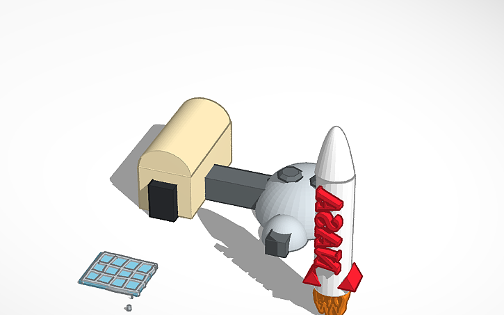3D design the magic moon | Tinkercad