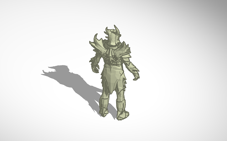 3D design Skyrim Armor set | Tinkercad