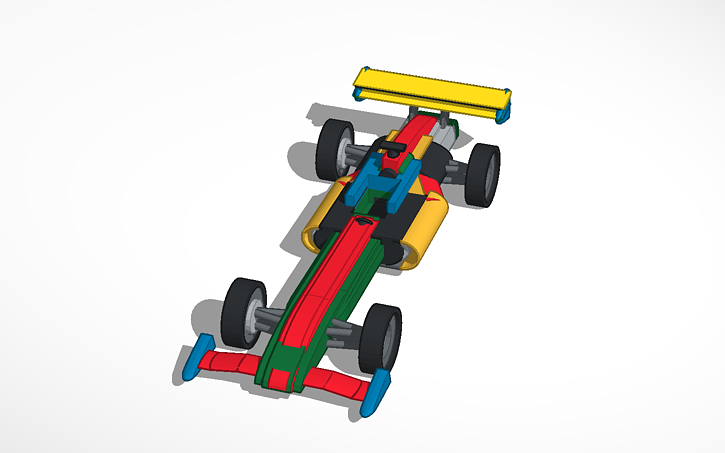 3D design Formula 1 Racing Car | Tinkercad