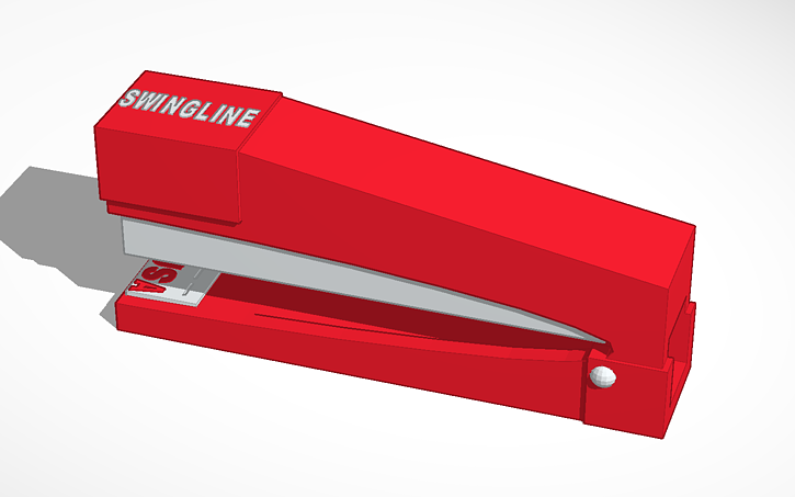 3D design stapler - Tinkercad