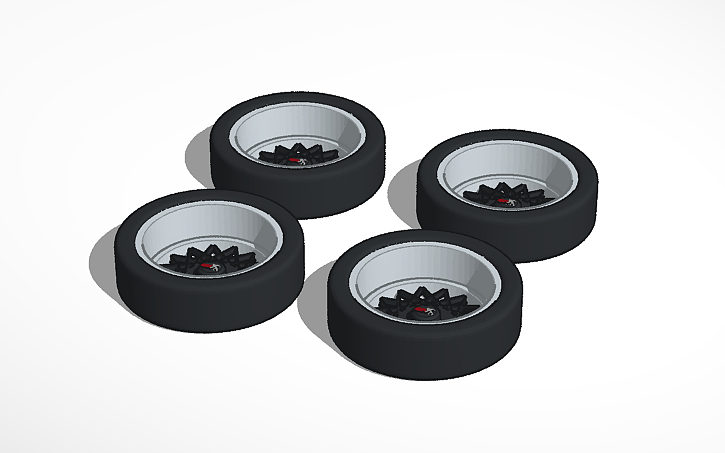 3D design 1987 buick grand national gnx wheels - Tinkercad