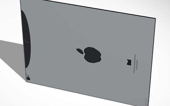 3D design iPad Pro - Tinkercad