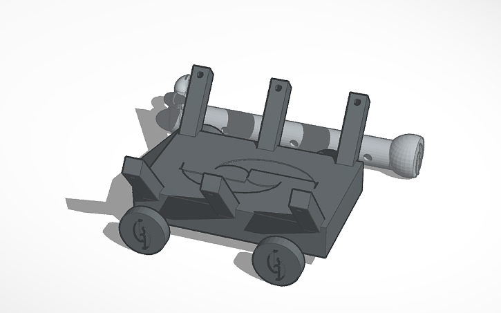 3D design battering ram - Tinkercad