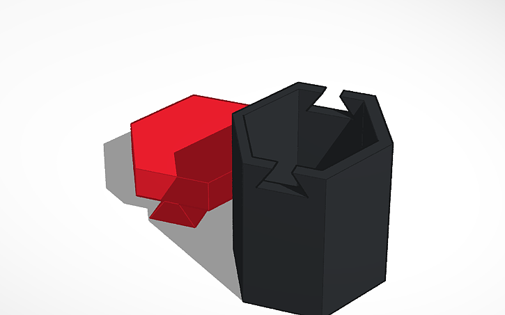 3D design lock box - Tinkercad