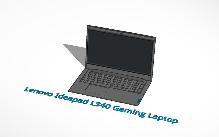 3D design Lenovo Ideapad L340 Gaming Laptop - Tinkercad