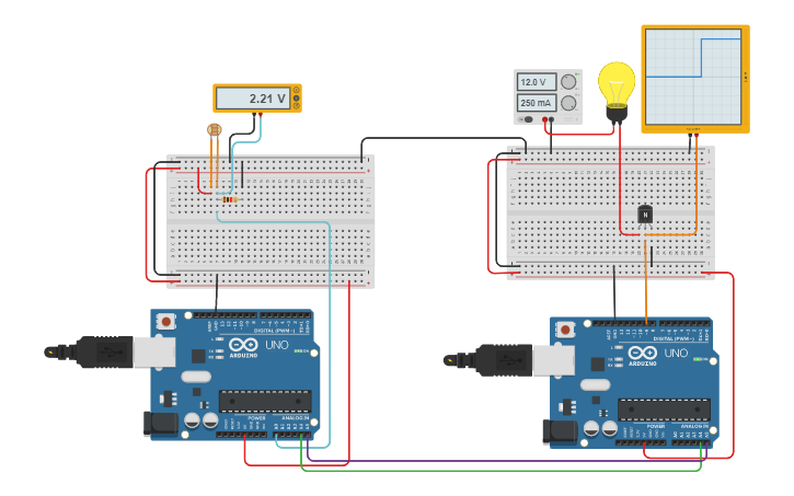 Circuit design Copy of Illumination Control System | Tinkercad Circuit design Copy of Illumination Control System | Tinkercad