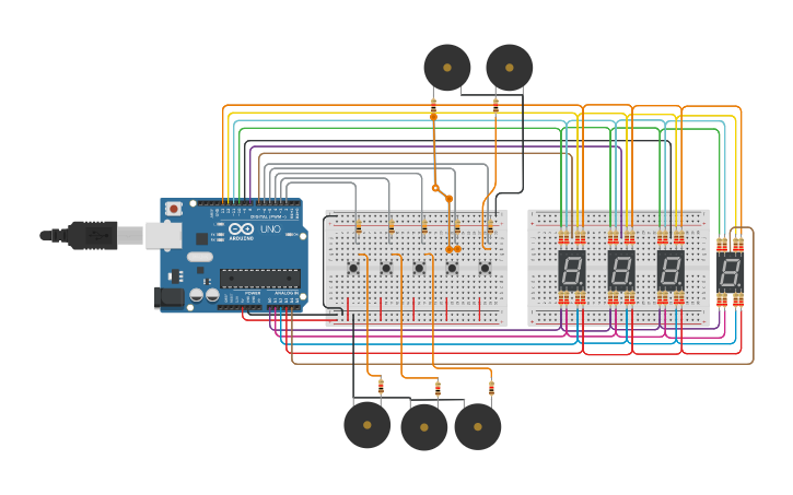 Circuit design Projeto final | Tinkercad
