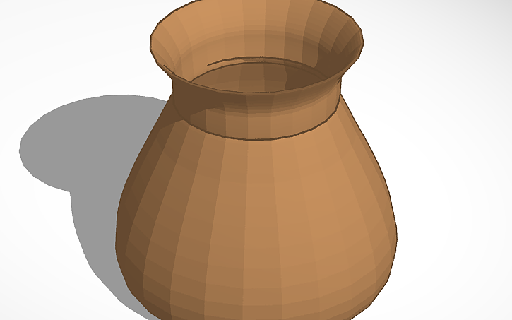 3D design vase - Tinkercad