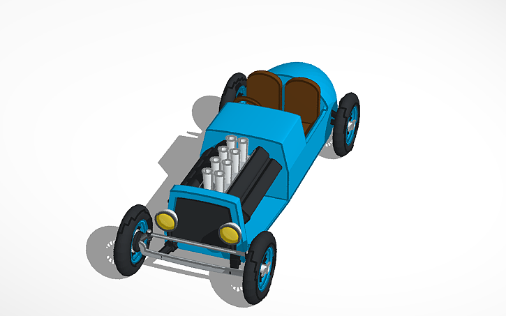 3D design Vintage Car | Tinkercad