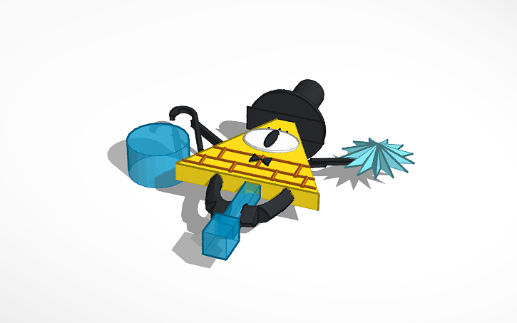 3D design Bill Cipher! - Tinkercad