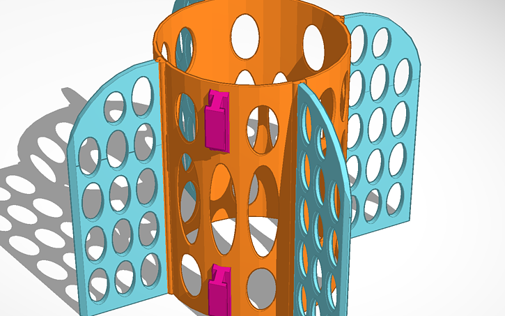 3D design 4" Rocket Fin Can - Tinkercad