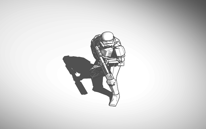 3D design Stormtrooper | Tinkercad