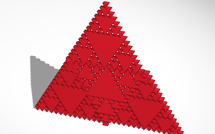 3D design triangle counting - Tinkercad