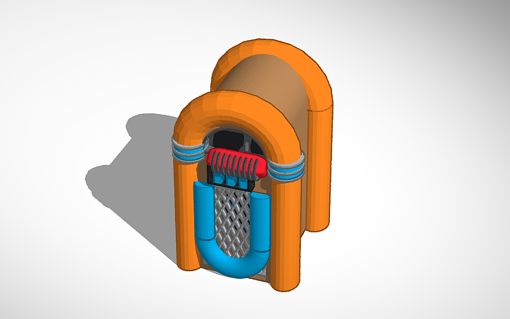 3D design Jukebox - Tinkercad