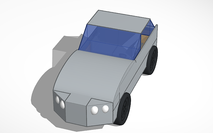 3D design suv car - Tinkercad