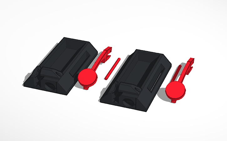 3D design web shooter - Tinkercad